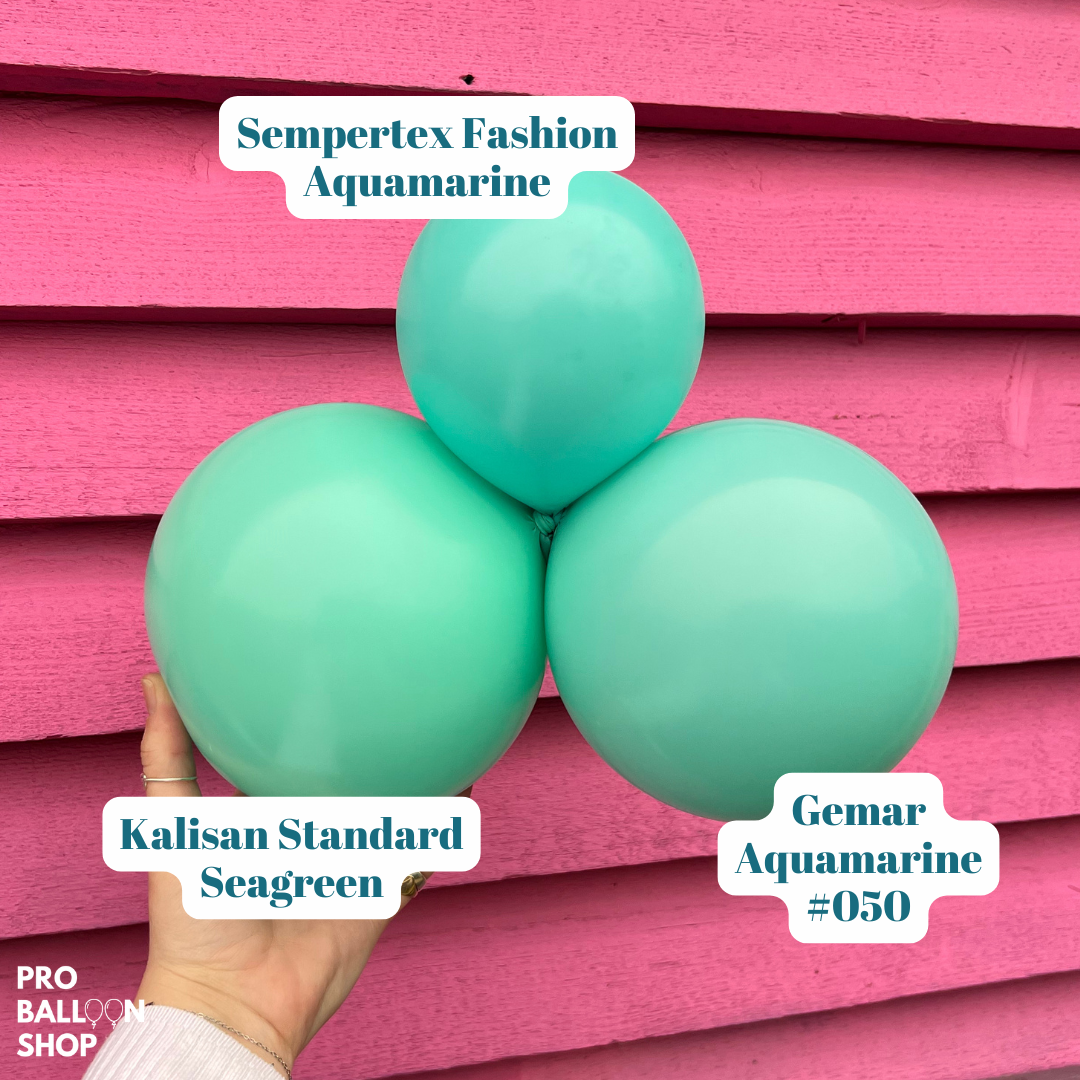 Colour Chart - Aqua – Pro Balloon Shop