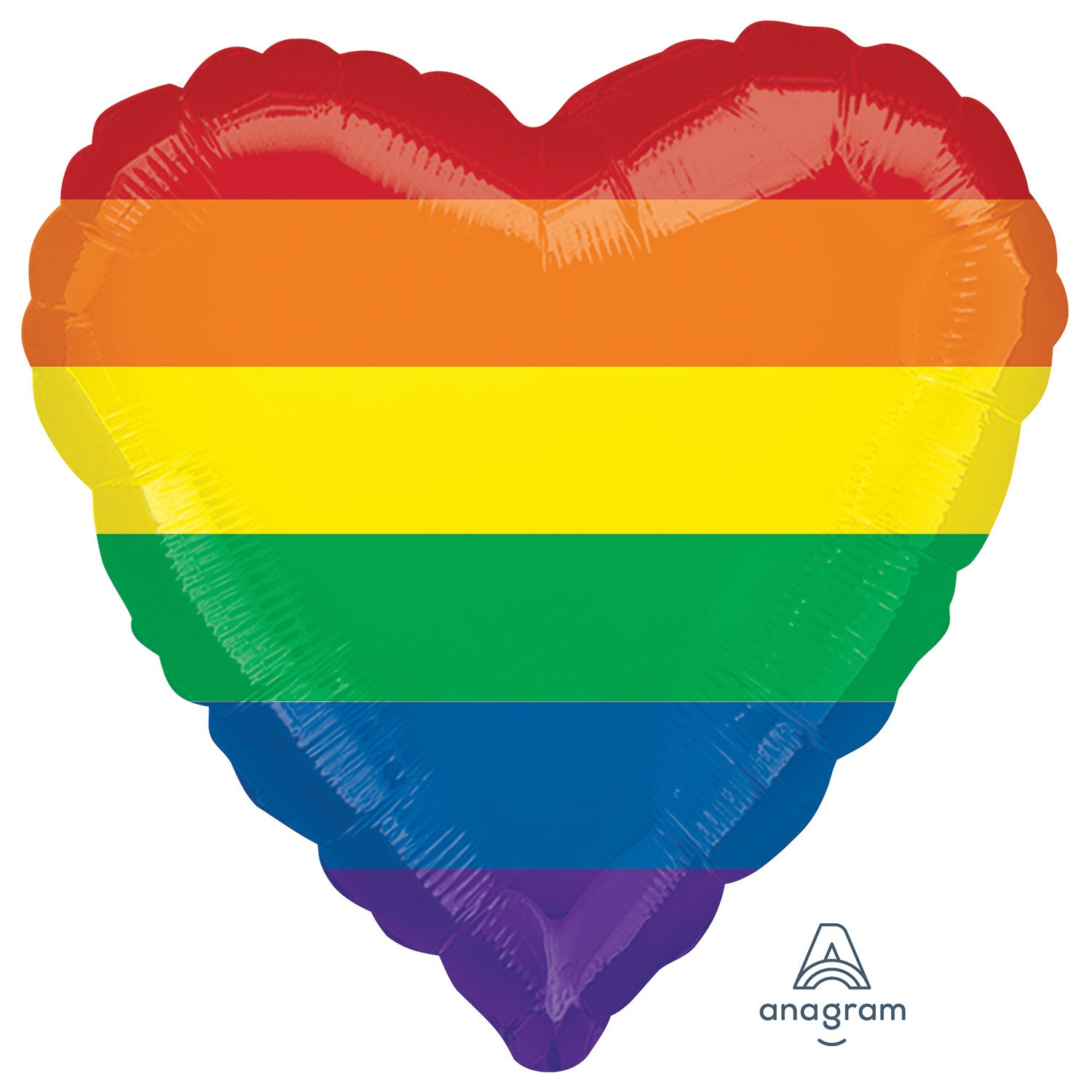 Anagram Rainbow Fun Standard Heart HX Foil – Pro Balloon Shop