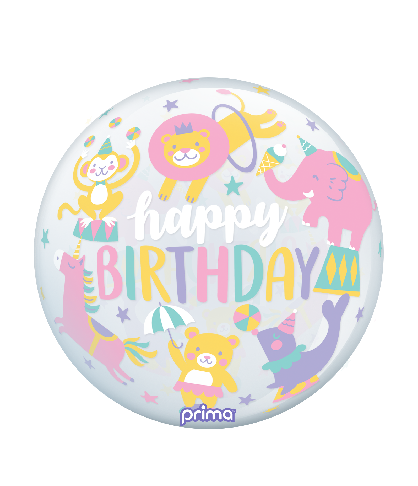 Prima Birthday Pastel Circus Sphere – Pro Balloon Shop