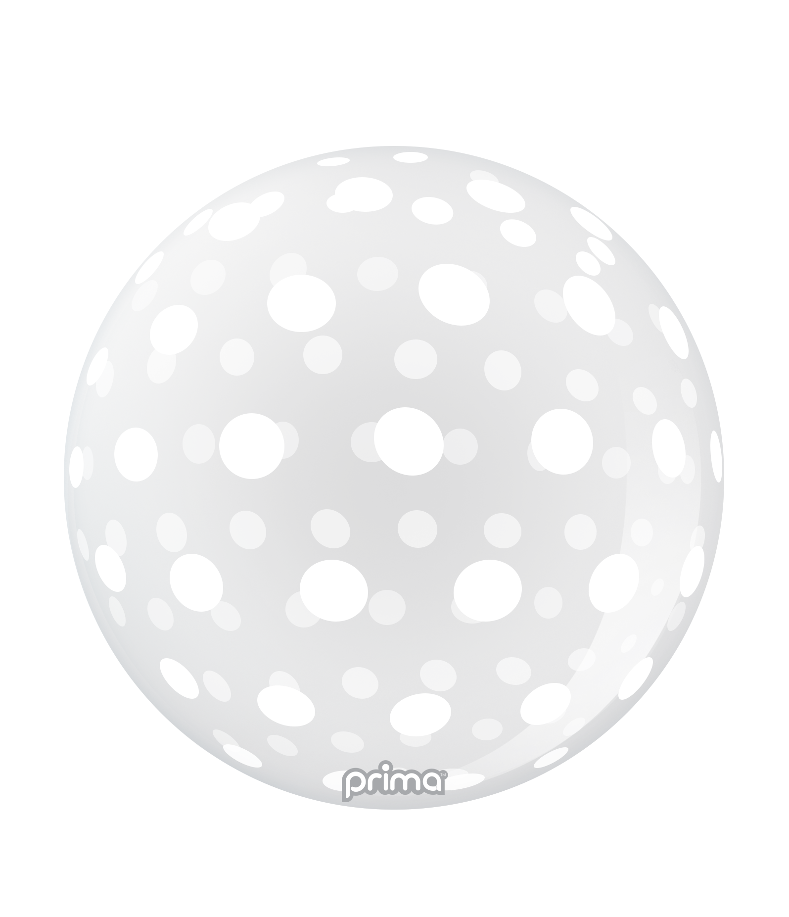 Prima White Dots Sphere – Pro Balloon Shop